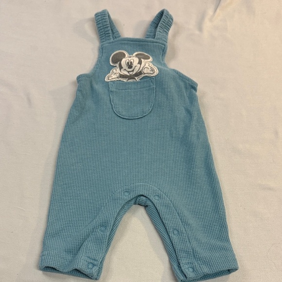 Disney | Bottoms | Disney Blue 0 Celebration Overalls With Mickey Mouse ...